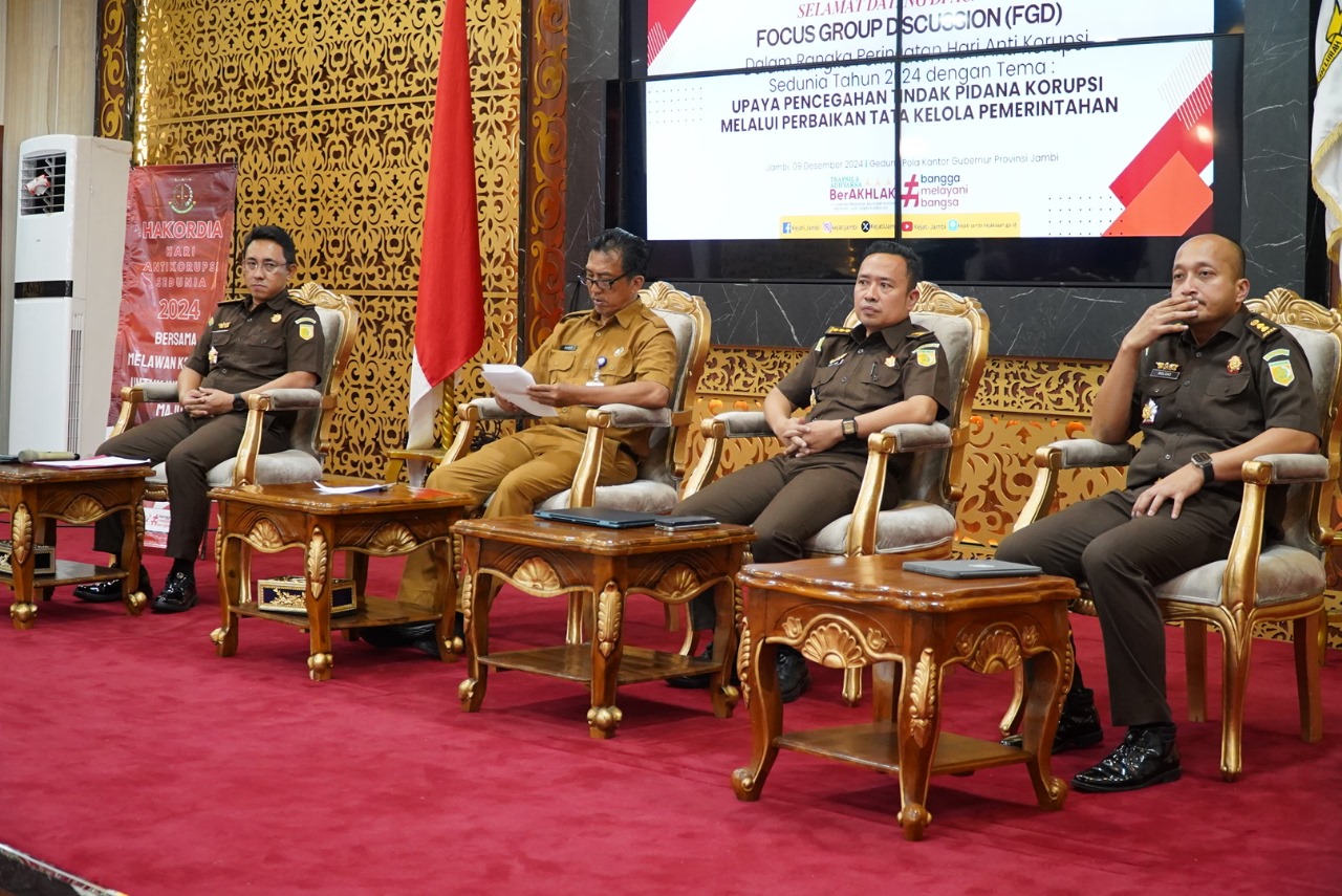 Kejati Jambi melalui bidang Tindak Pidana Khusus menggelar FGD pada ...